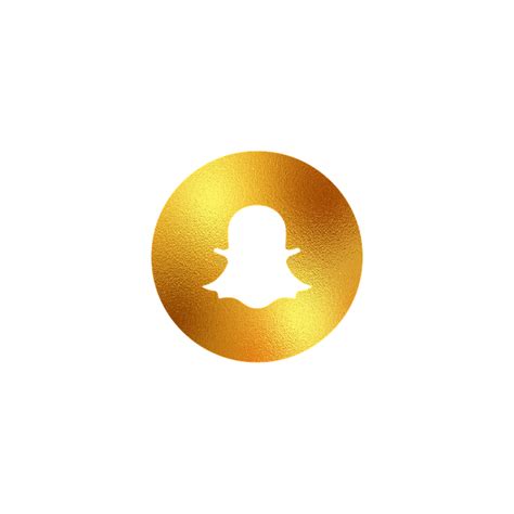 Golden Snapchat Logo Icon Png Similar Png 60 Off