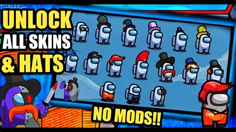 How To Get All SKINS PETS HATS For FREE In Among Us 2021 ANDROID PC