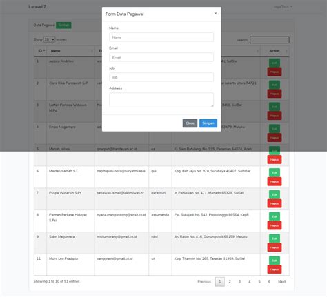 Step By Step Tutorial Laravel Lengkap Cara Membuat Aplikasi Crud Dengan