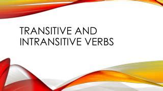 PPT Transitive And Intransitive Verbs PowerPoint Presentation Free Download ID 2094756