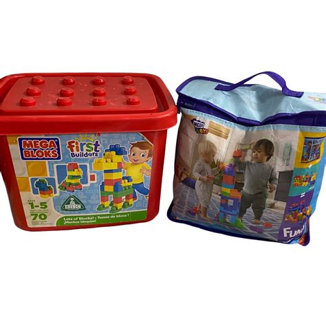 Mega Bloks First Builders And Mega Bloks Big Building Bag S