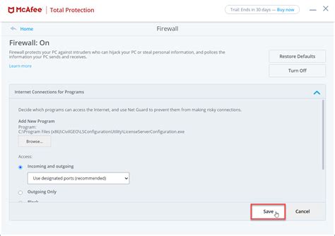 Adding Application Exception To Mcafee Firewall Adding Application Exception To Mcafee Firewall
