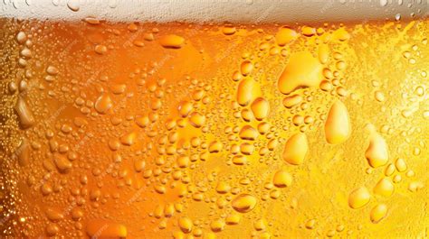 Premium Photo Beer Bubbles Texture