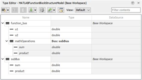 Create Structures In Matlab Function Blocks Matlab And Simulink