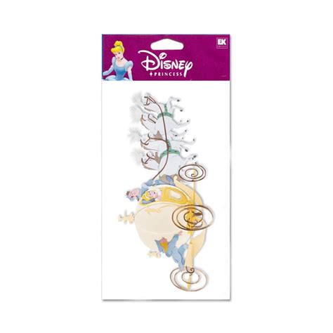 Ek Success Disney Dimensional Stickers Large Cinderella Carriage