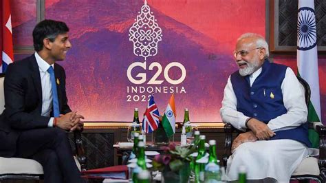 G20 Summit Prime Minister Narendra Modi Holds Talks With British