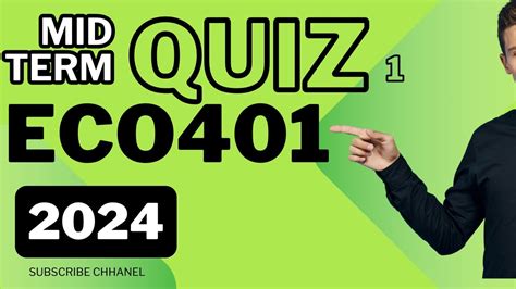 eco401 midterm preparation 2024 current quiz 1and2 youtube