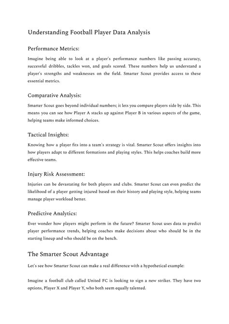Ppt Unlocking Football Excellence With Smarter Scouts Player Data