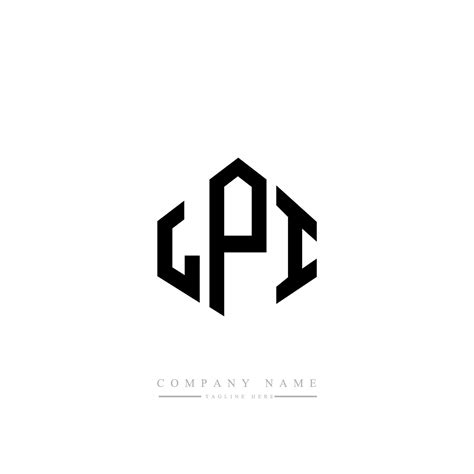 Lpi Letter Logo Design With Polygon Shape Lpi Polygon And Cube Shape Logo Design Lpi Hexagon