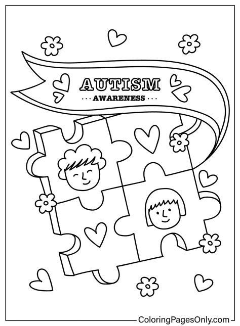 75 World Autism Awareness Day Coloring Pages ColoringPagesOnly
