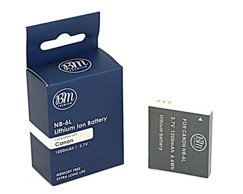 BM Premium NB6L NB6L NB6LH Battery And Charger Kit For Canon PowerShot
