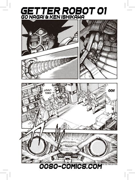 Getter Robot 01 Ooso Comics