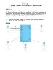 Lab Final Pdf Cnit Lab Use Cases Diagrams Use Case Narratives Exercises Complete
