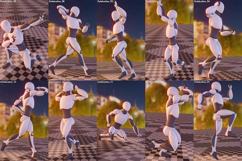 Aa Soccer Player Celebrations Vol 01 Animations Package 3d Animations Unity Asset Store
