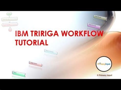 IBM TRIRIGA WORKFLOW TUTORIAL YouTube Tutorial Workflow Ibm