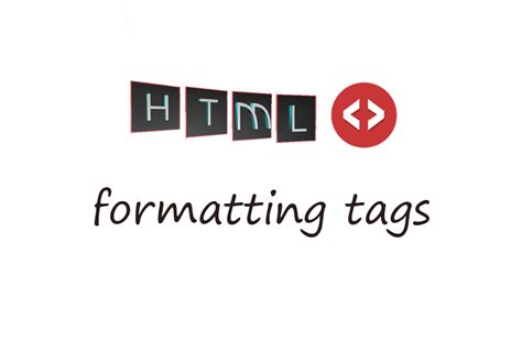 html text formatting tags with examples programs