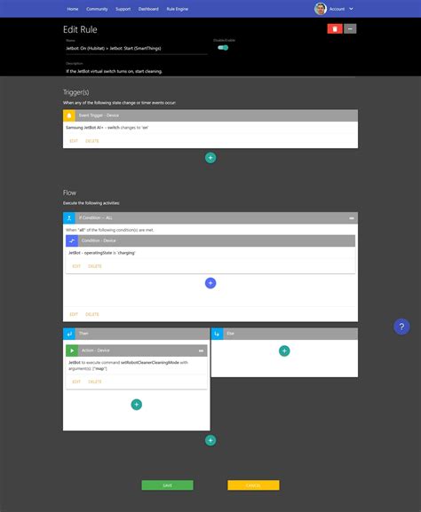 Cant Connect Hubitat Virtual Switch To Smartthings Robot Vacuum Web