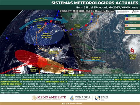 Adiós al calor Dos ondas tropicales traerá lluvias muy fuertes a