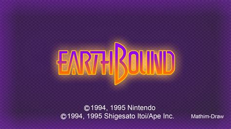 Earthbound Title Screen Remake By Mathim Draw On Deviantart