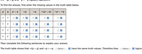 Solved To Find The Answer First Enter The Missing Values In
