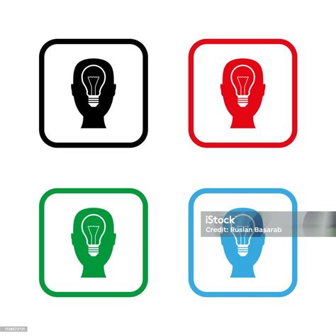 Head Color Vector Icon Stock Illustration Download Image Now