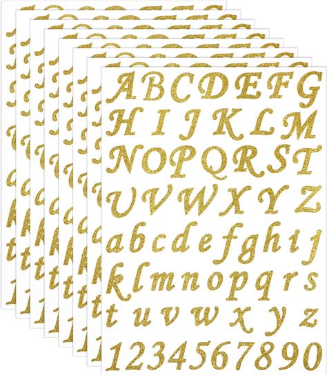 Amazon Spakon 8 Sheets Graduation Letters Stickers Vinyl Sticker