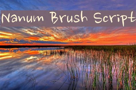 Nanum Brush Script Font - FFonts.net