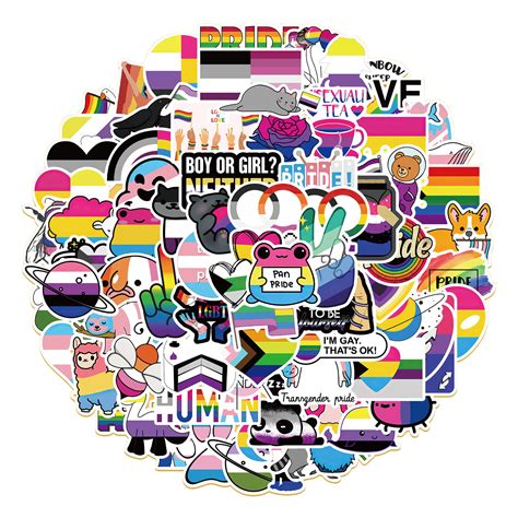 Pride Stickers 100 Pieces Pride Shop Lgbtqia