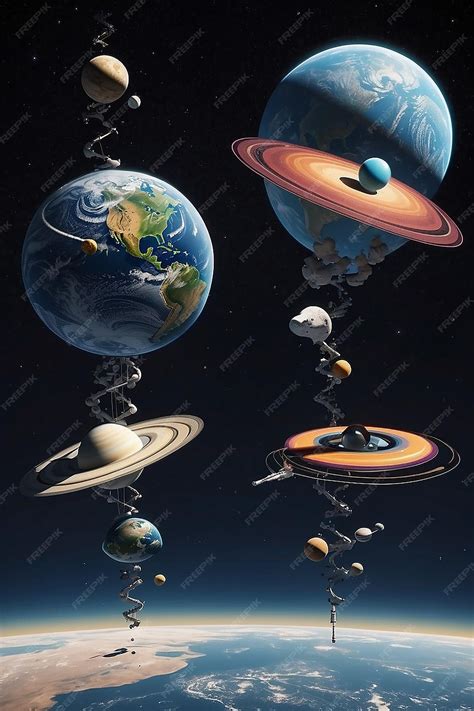 Premium Photo A Parallel Universe Where Gravity Pulls Objects Sideways