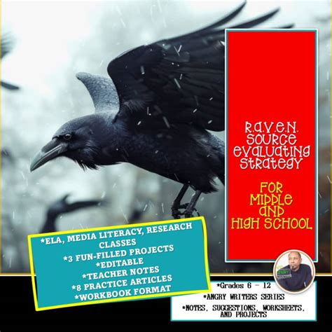 Raven Source Evaluation Strategy Worksheets And Projects Tpt