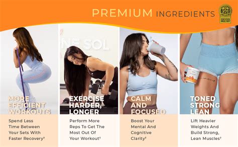 One Sol Creatine For Women Booty Gain All Natural Womens