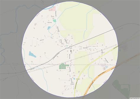 Map Of Taylorsville Town Georgia
