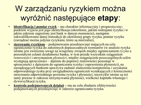 PPT Zarządzenie ryzykiem bankowym PowerPoint Presentation free download ID