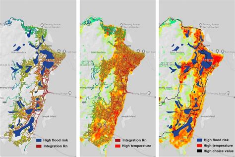 superposition of the space syntax maps source the authors