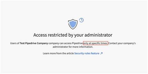 Restrict Access