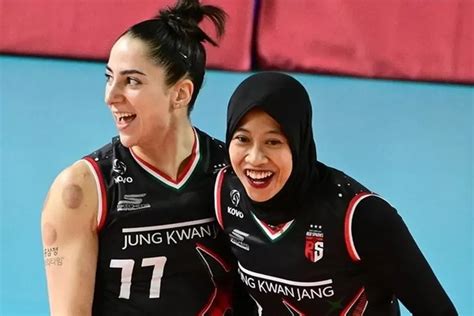 Megawati Megatron Hangestri Pertiwi Luar Biasa Di Liga Voli Korea 2023