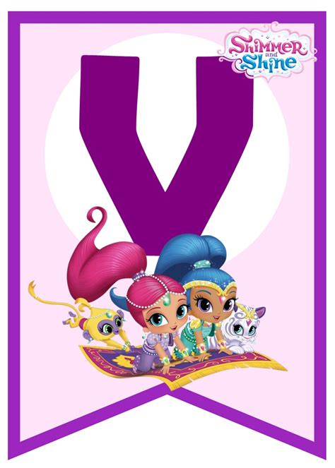Banderines Banderín De Shimmer Y Shine