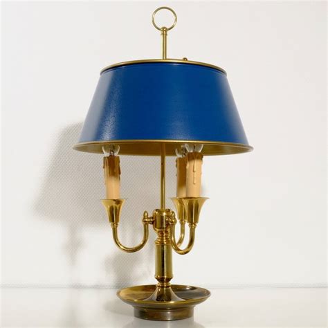 Bouillotte Lampada Da Tavolo Chic In Ottone Con Paralume Catawiki