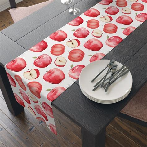 Apple Table Runner Patterns Etsy