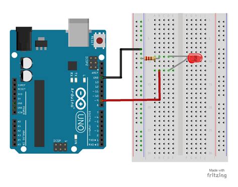 Simple Breadboard Circuit Diagram