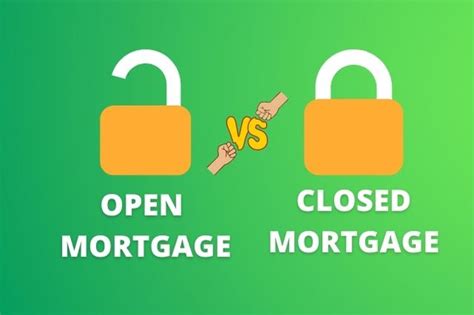 Open Vs Closed Mortgage Whats The Difference The Greenhouse Group