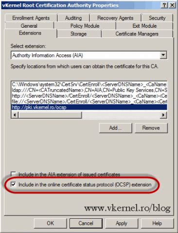 Installing And Configuring A Microsoft Online Certificate Status Protocol OCSP Responder
