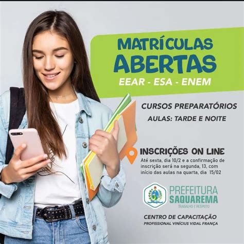 Prefeitura oferece cursos preparatórios gratuitos para Escolas Militares e ENEM Prefeitura de
