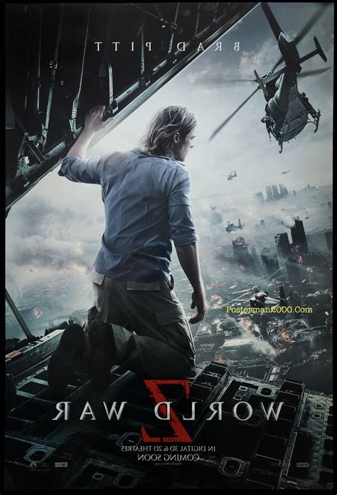 World War Z มหาวิบัติสงคราม Z แบบแรก Posterman 2000