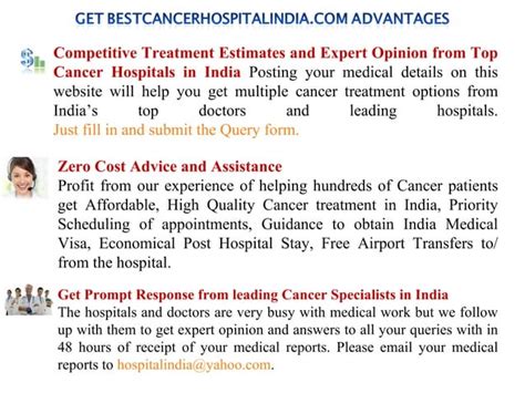 Cancer Hospital India Ppt