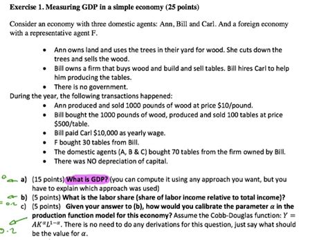 solved exercise 1 measuring gdp in a simple economy 25