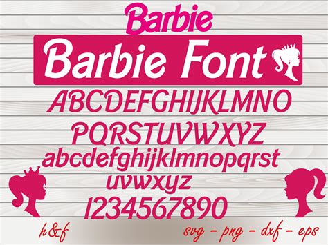 Barbie Font Svg Barbie Alphabet Svg Instant Download Font Etsy Porn