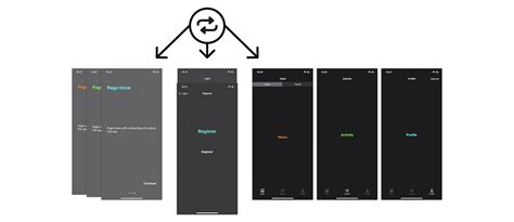 swap root view controllers using a custom container view controller