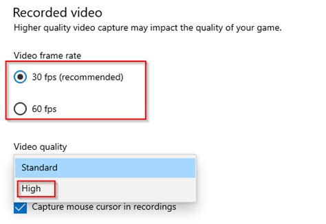 Configure Gameplay Capture Settings In Windows I Have A PC