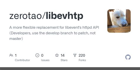 GitHub Zerotao Libevhtp A More Flexible Replacement For Libevent S Httpd API Developers Use